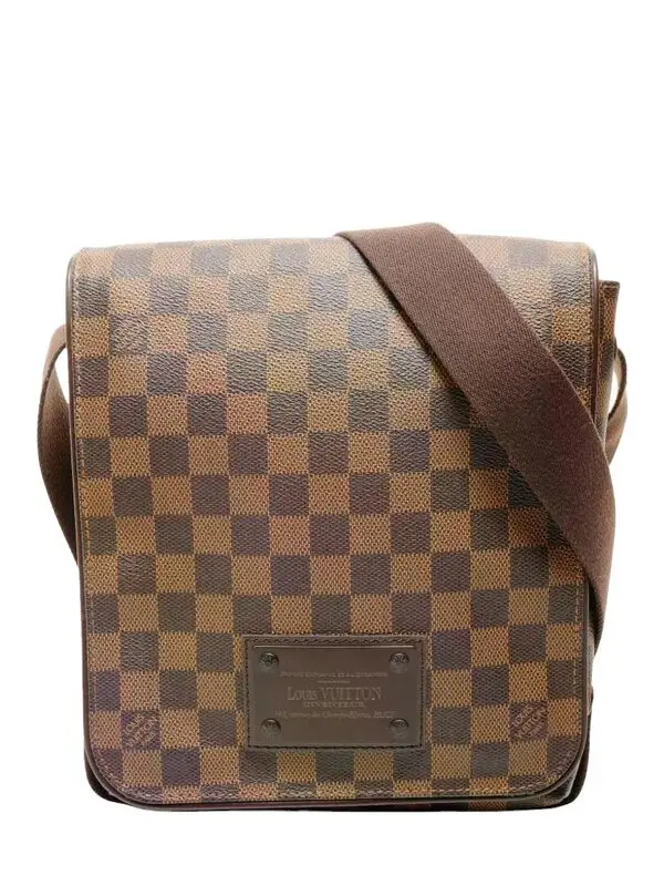 LOUIS VUITTON 2008 Pm Brooklyn Damier Ebene Shoulder Bag - Brown