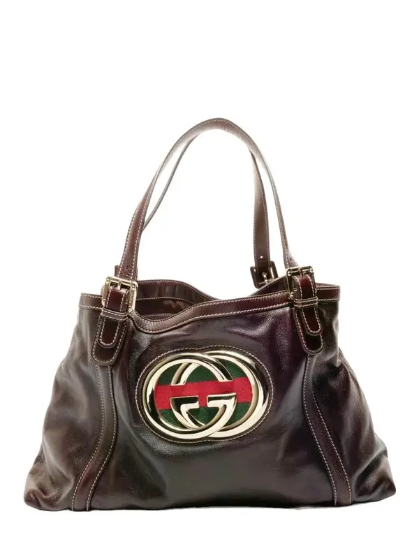 Gucci Britt Tote Bag - Brown