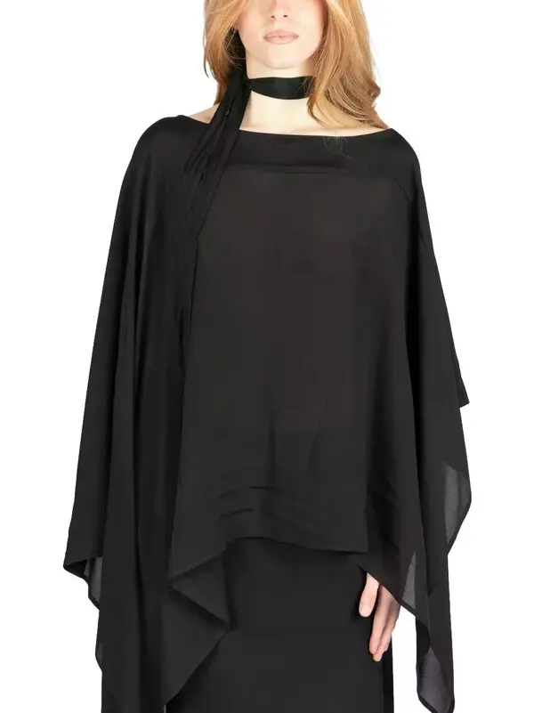 SOCIETE ANONYME Draped Shrug - Black