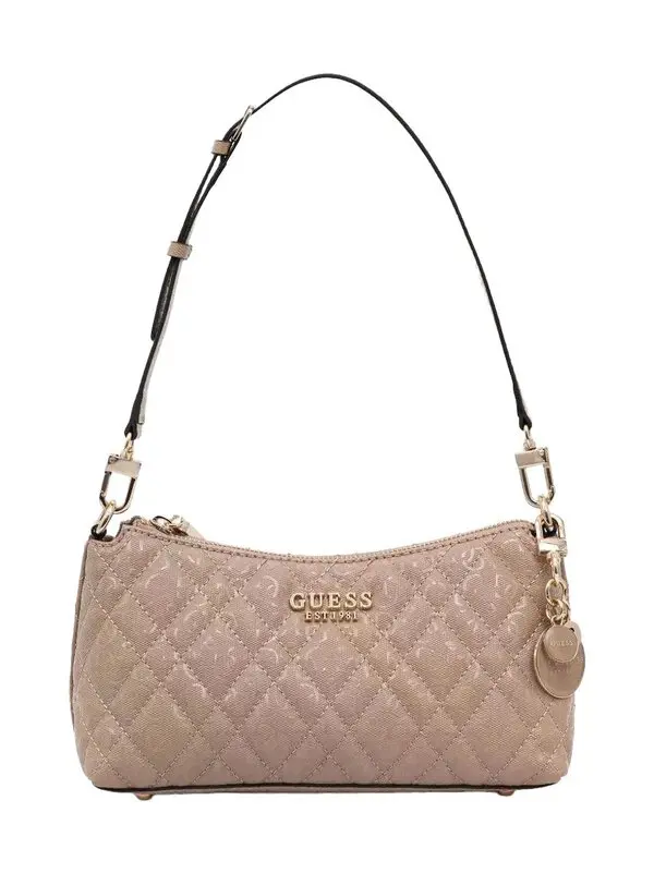 Guess Logo-detail Shoulder Bag - Neutrals