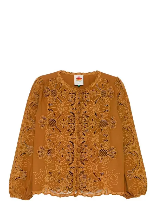 Farm Rio Richelieu Top - Brown
