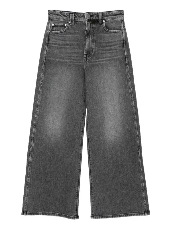 Khaite Delina Wide-leg Jeans - Grey