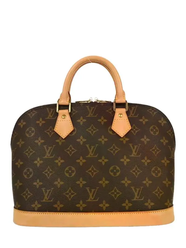 LOUIS VUITTON 1998 Alma Monogram Tote - Brown