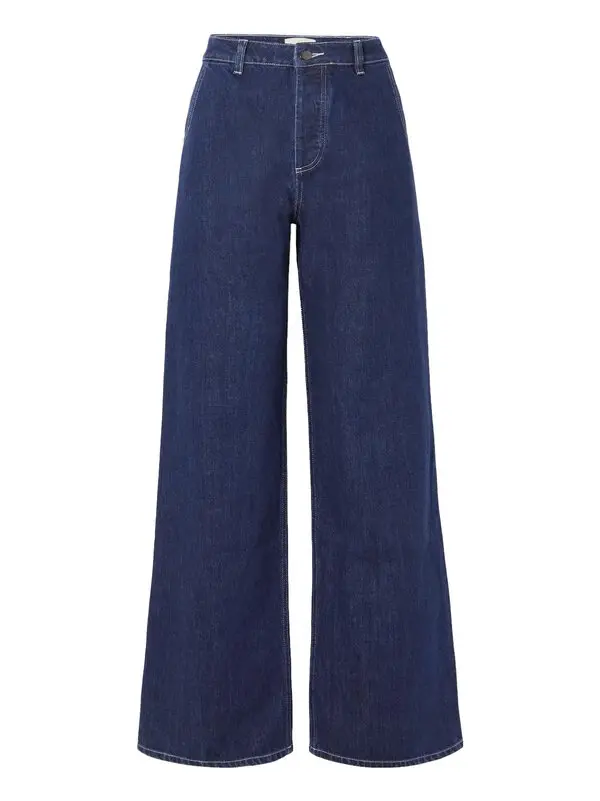 LIBEROWE Annie High-rise Wide-leg Jeans - Blue