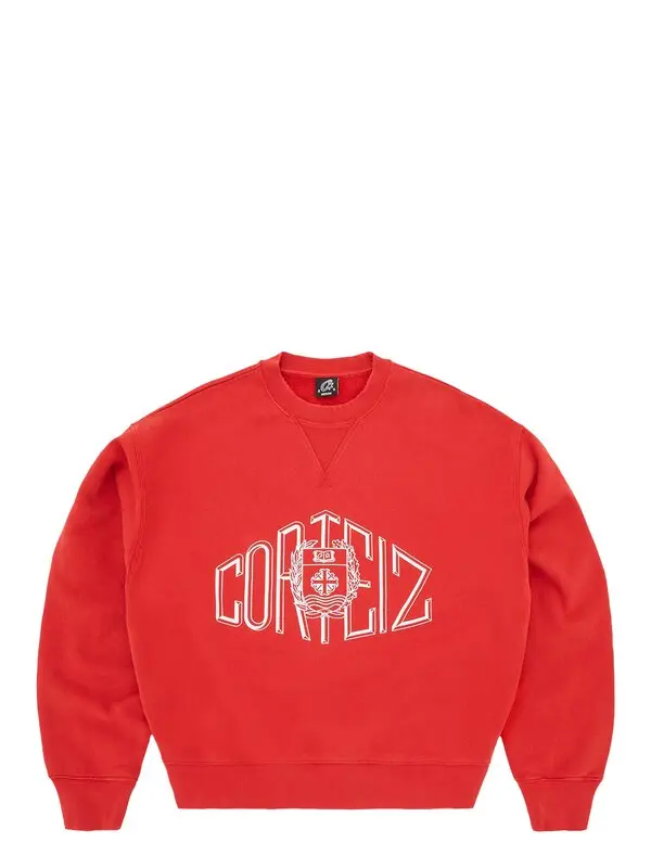 CORTEIZ Sophomore Crewneck - Red