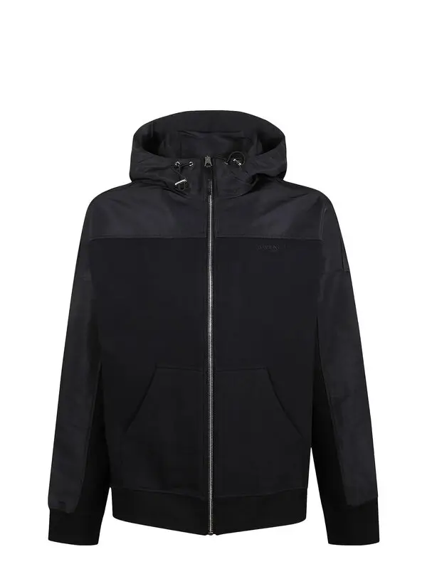 Givenchy Hooded Windbreaker - Black