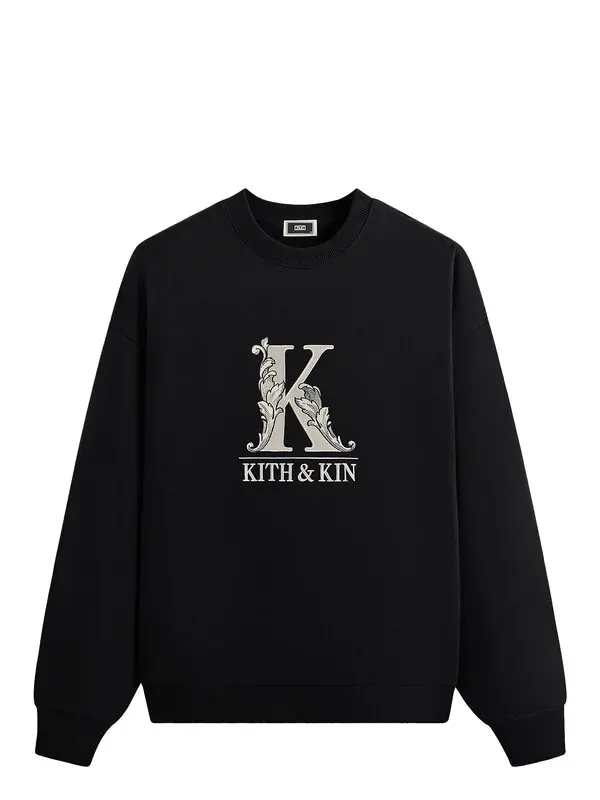 Kith Filigree Nelson Crewneck - Black