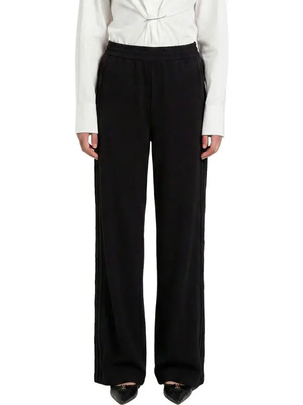 TWINSET Wide Leg Palazzo Trousers - Black