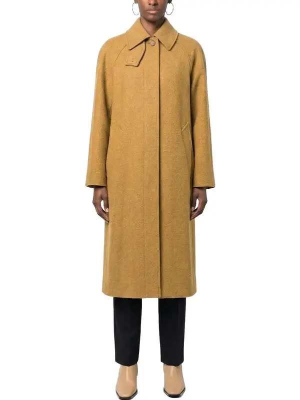A.p.c. Virgin Wool Pocket Coat - Beige