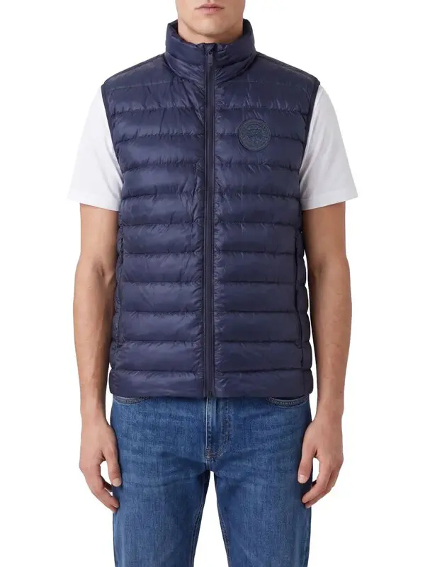 Canada Goose Quilted Water-repellent High-neck Vest - Blue