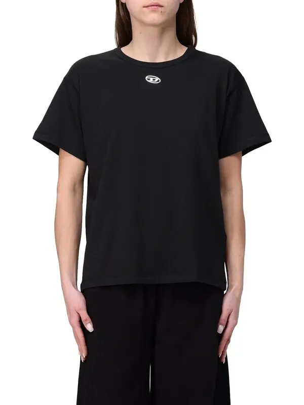 DIESEL® Embroidered Logo T-shirt - Black