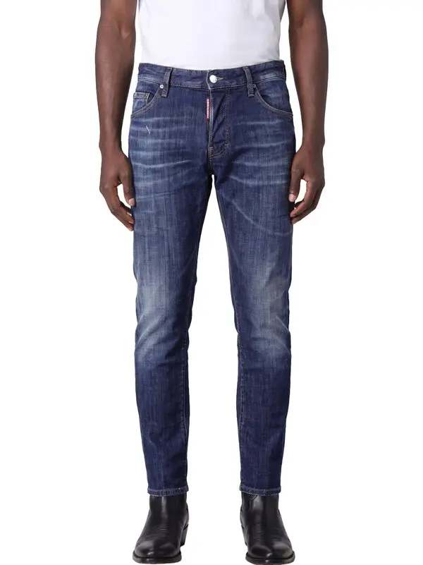 Dsquared2 Skater Skinny Fit Stretch Denim Jeans - Blue