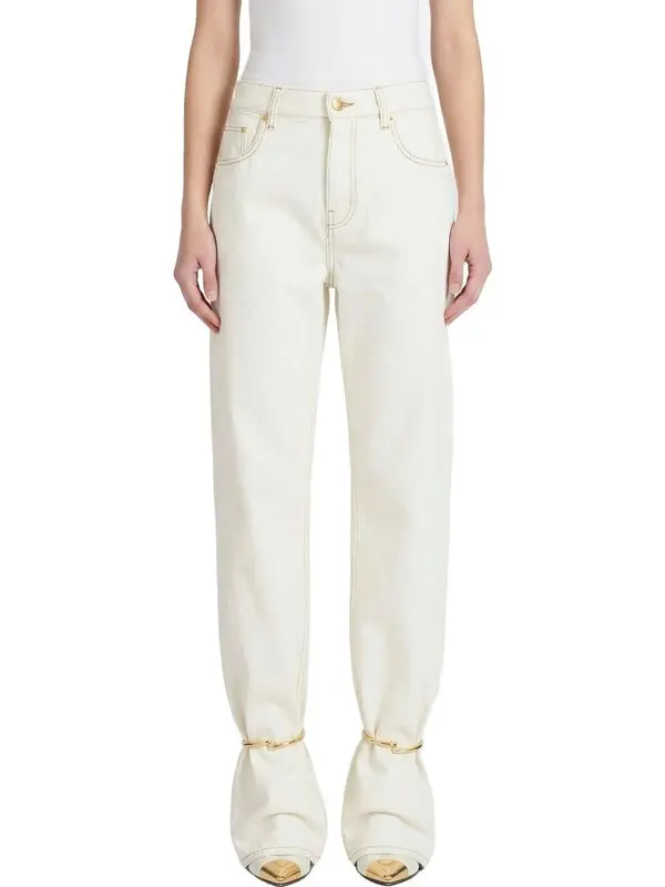 DARKPARK Straight Leg Jeans - White