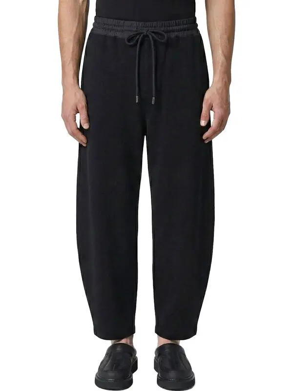 Sacai Cotton Blend Jogging Pants - Black
