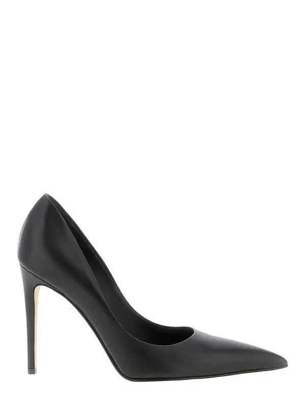 Alexander McQueen Calfskin Stiletto Pumps - Black