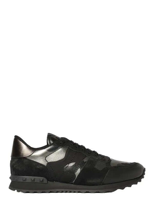 Valentino Garavani Camouflage Sneakers - Black