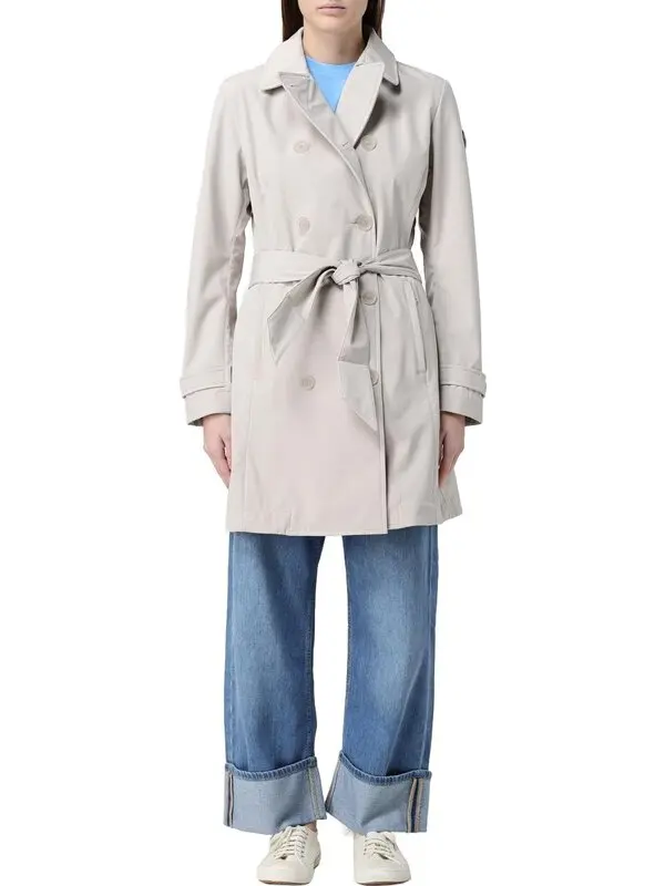 COLMAR Double-breasted Polyester Blend Trench Coat - Beige