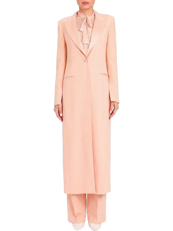TWINSET Single Breasted Blazer - Peach