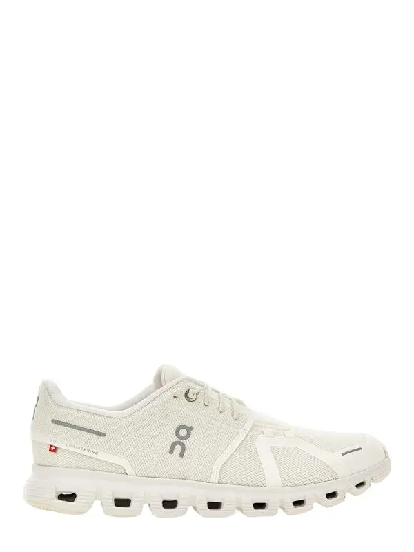 On Cloud 6 Mesh Sneakers - White