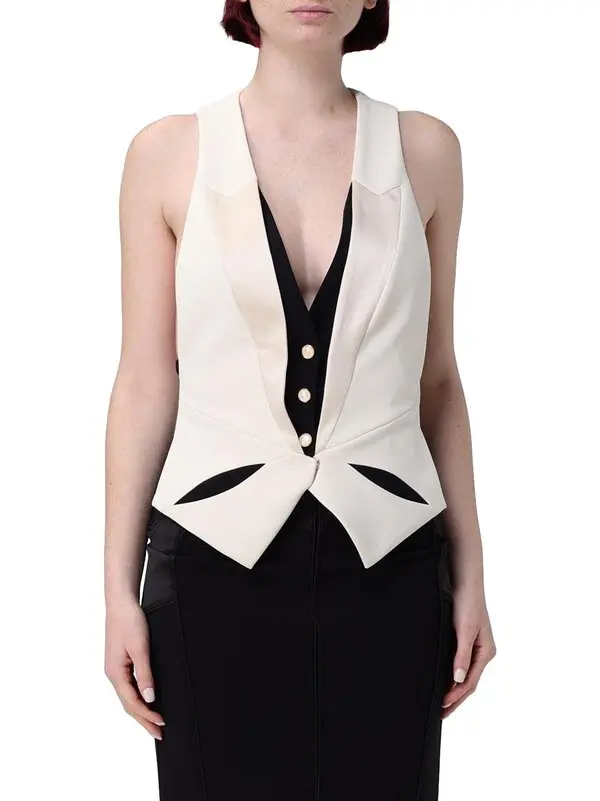 Elisabetta Franchi Waistcoat - Butter