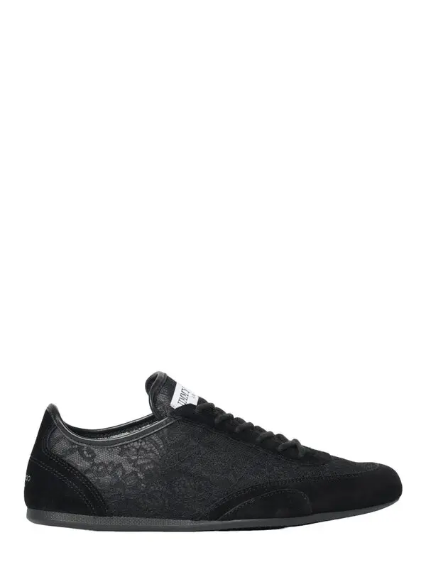 JIMMY CHOO Lace Up Sneakers - Black