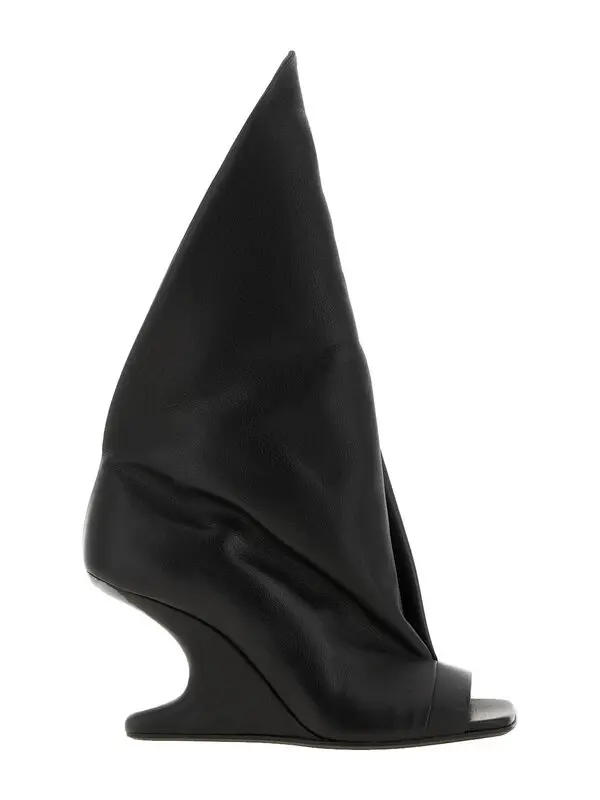 Rick Owens Heeled Sandal - Black