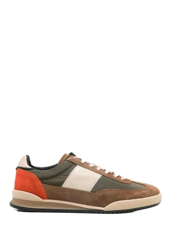 Paul Smith Suede And Nylon Low-top Sneakers - Brown