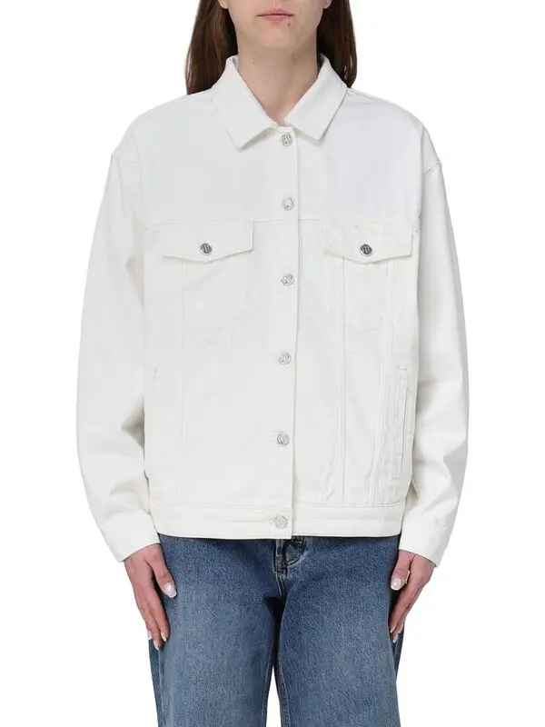 ANINE BING Classic Denim Jacket - Beige