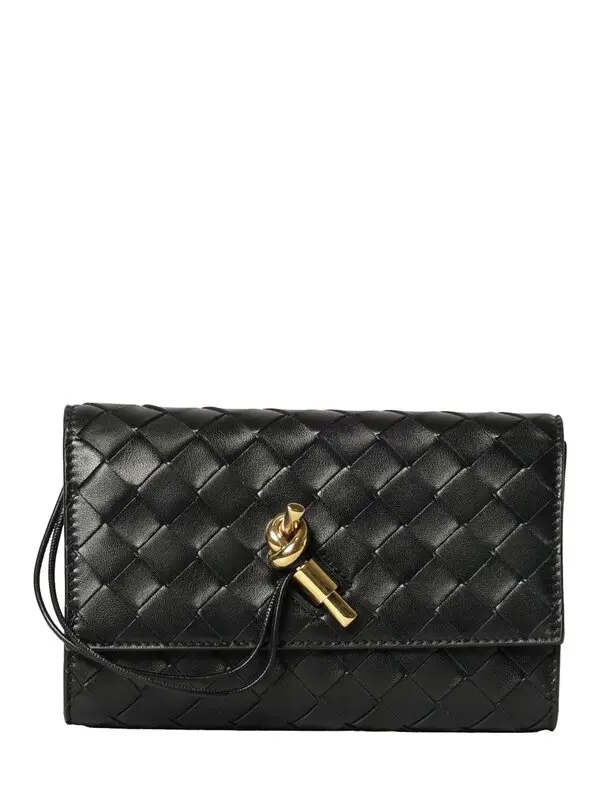 Bottega Veneta Andiamo Mini Handbag In Intrecciato Nappa Leather - Black