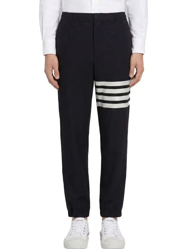 Thom Browne Striped Tailored Trousers - Blue