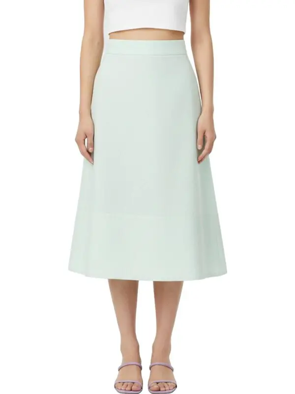JIL SANDER A-line Midi Skirt - Blue