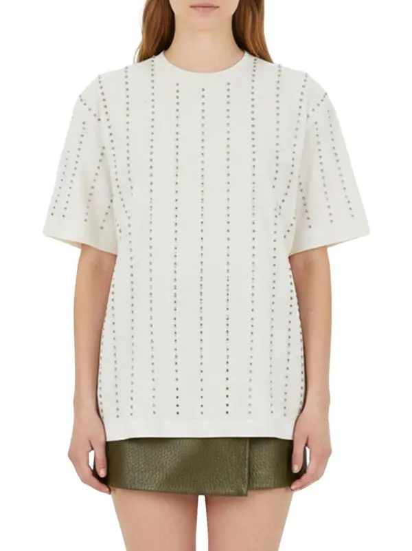 Pinko Embellished T-shirt - White