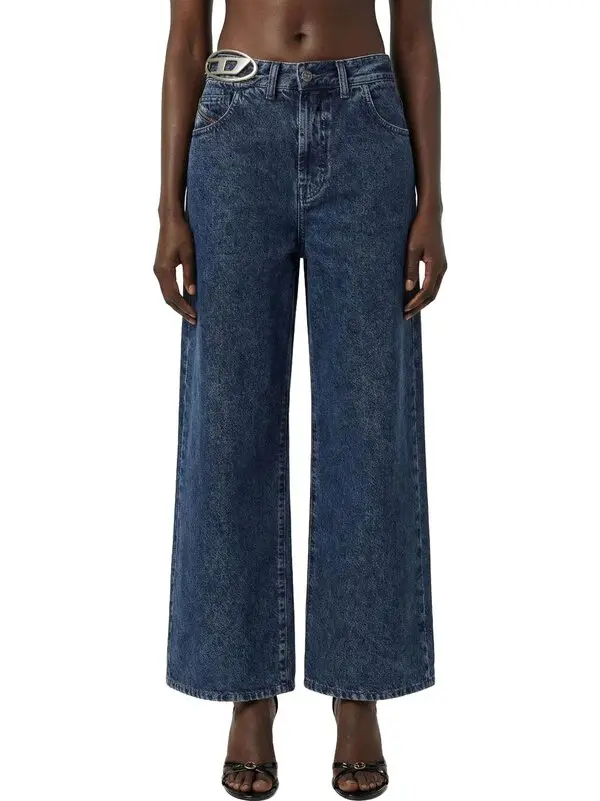 DIESEL® Wide-leg Denim Jeans - Blue