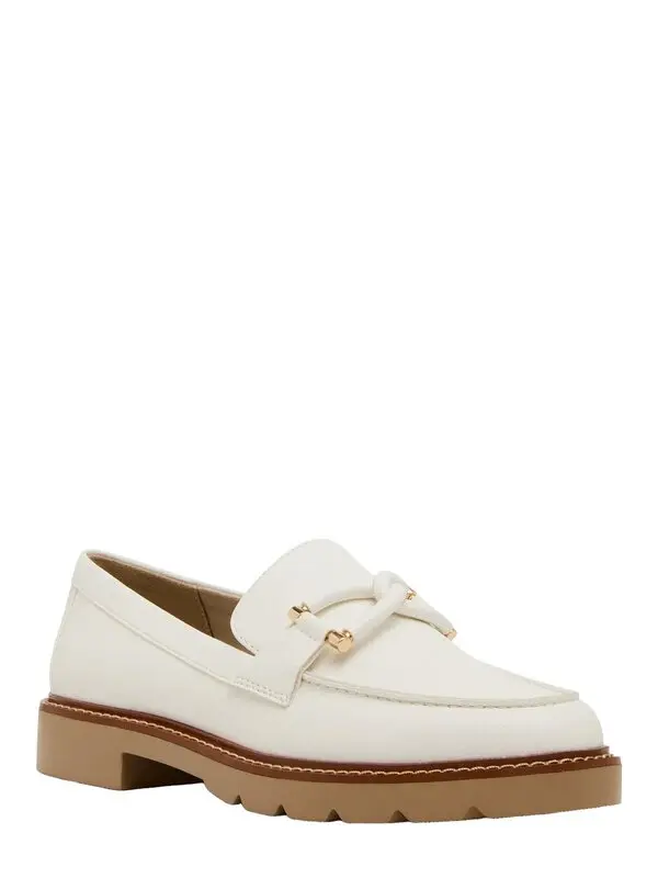 Anne Klein Ellison Moc-toe Loafer - White