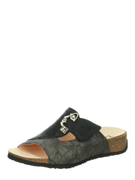 Think! Mizzi Sandal With Face - Black/kombi
