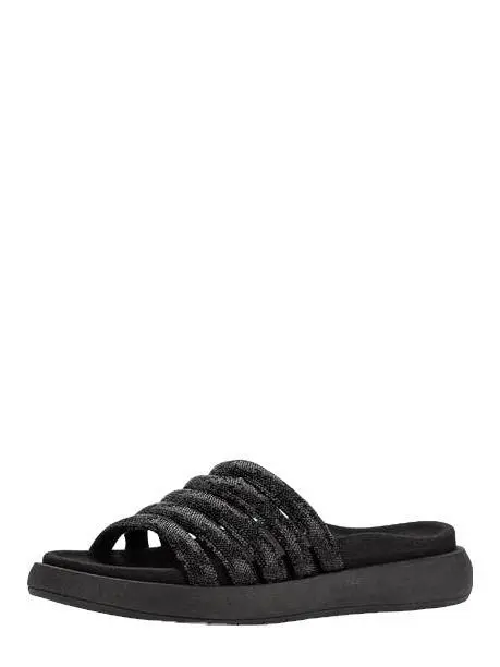 Gabor Strappy Slide Sandal - Black