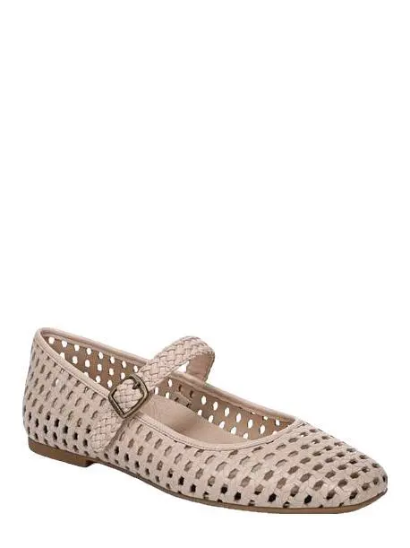 Vionic Alameda Woven Mary Jane Flat - Cameo Rose