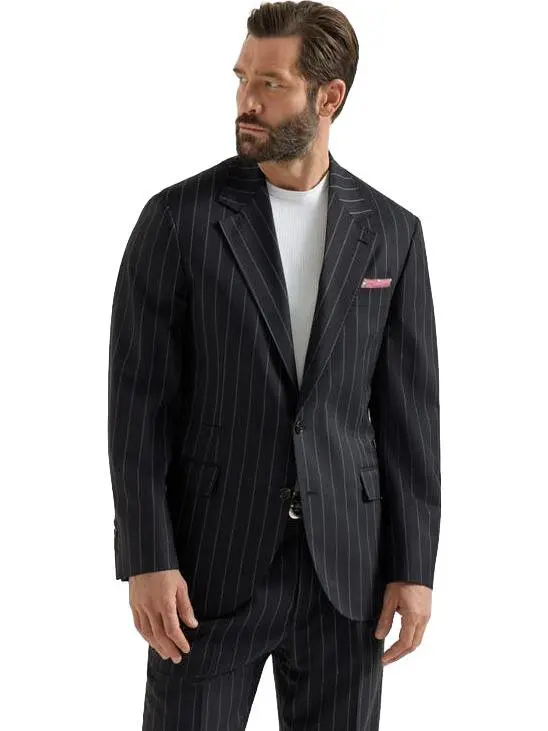Brunello Cucinelli Virgin Wool Blazer - Black