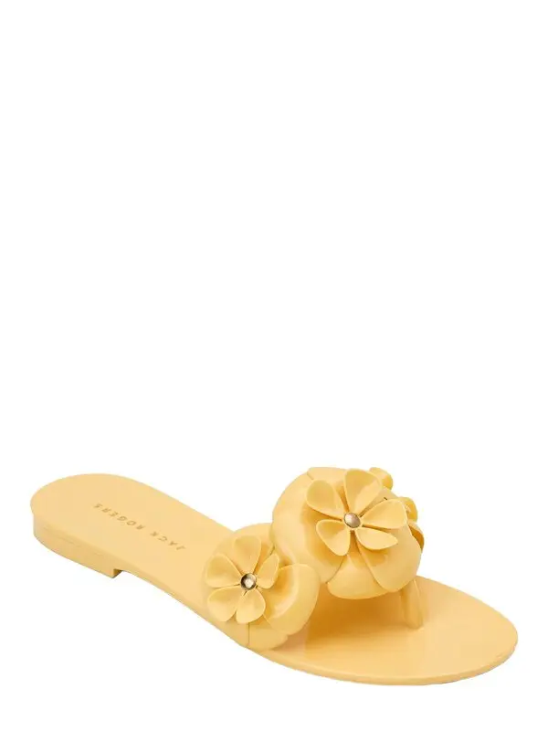 Jack Rogers Amelia Flower Jelly Sandal - Yellow