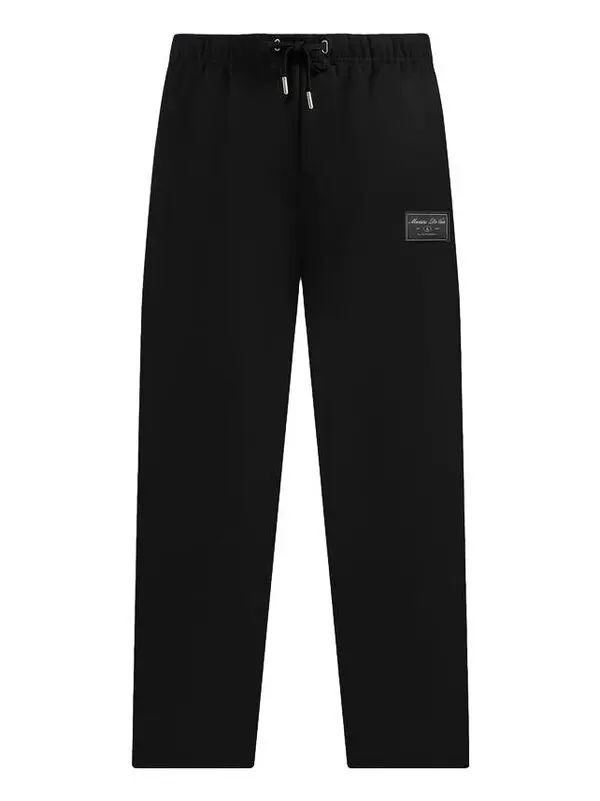 Manière De Voir Avery Neoprene Relaxed Fit Sweatpants - Black