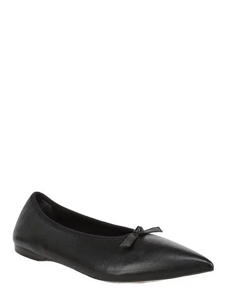 FAVORITE DAUGHTER Leah Pointed Toe Flat - Black