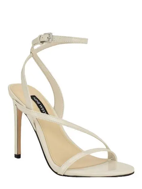Nine West Ankle Strap Stiletto Sandals - Ivory