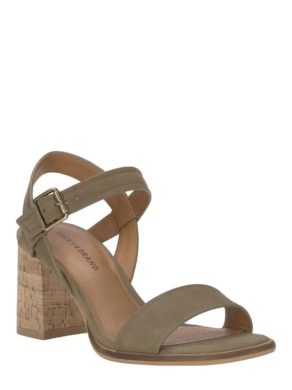 Lucky Brand Ankle Strap Sandal - Capers