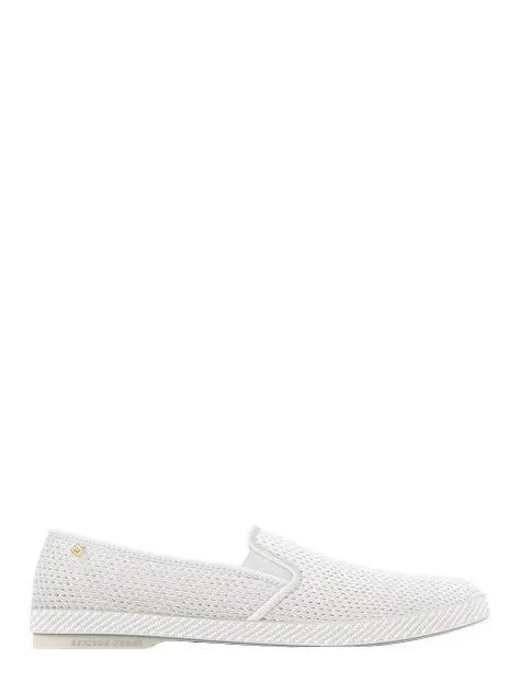 Rivieras Classic Mesh Slip-on Loafer - White