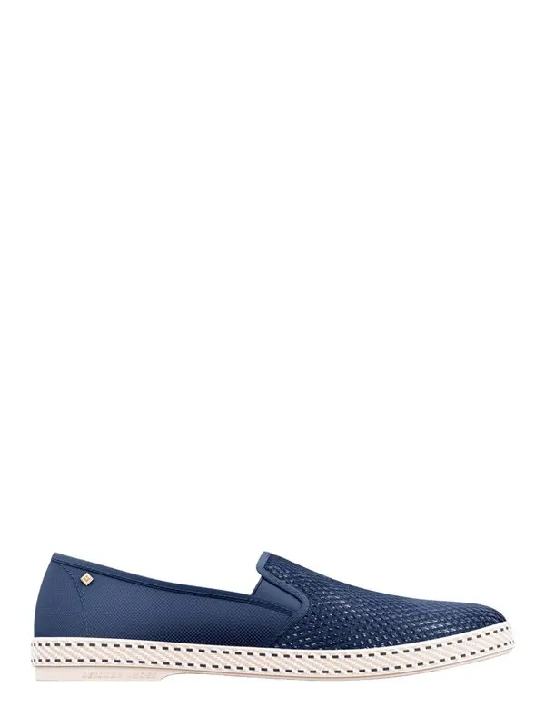 Rivieras Classic Canvas & Mesh Slip-on Loafer - Working Blue