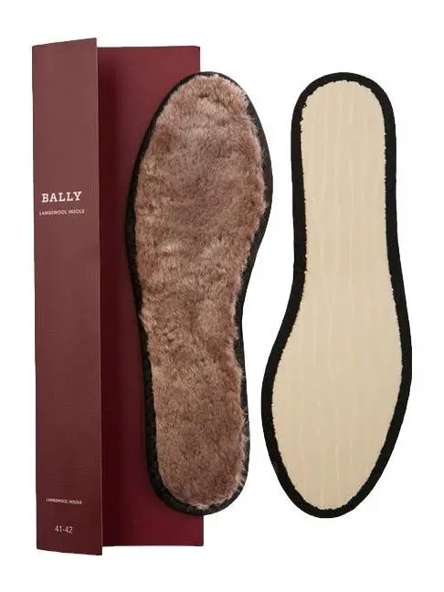 Bally Lambswool Insoles - Brown