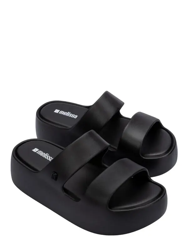 Melissa Free Line Platform Slides - Black