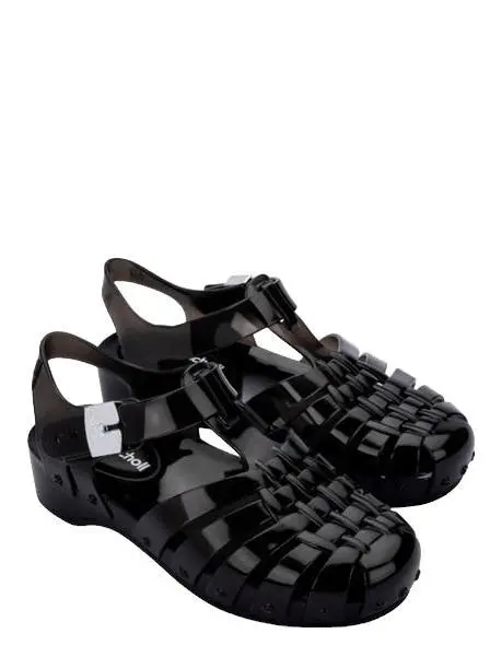 Melissa X Scholl Possession Pescura Ankle Strap Platform Fisherman Sandal - Black