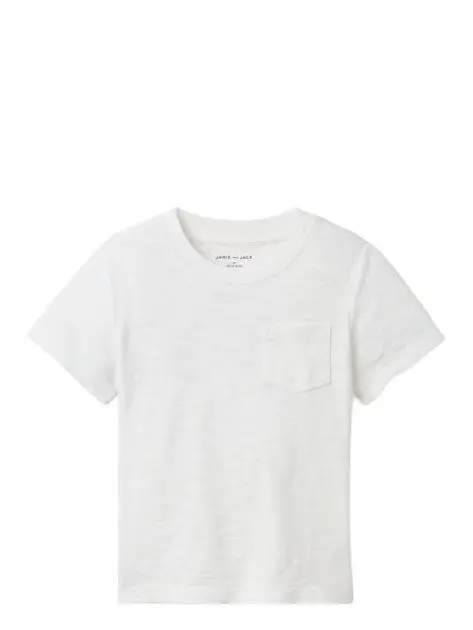 Janie And Jack The Slub Tee - White