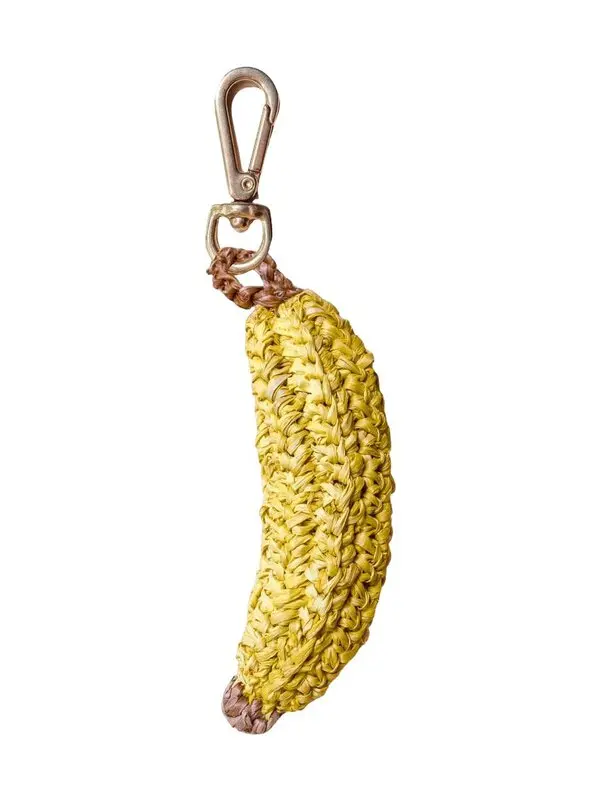 LIKHA Banana Raffia Bag Charm - Yellow